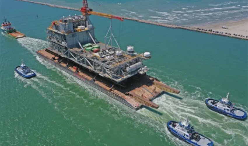 Leviathan gas platform construction enters final stages